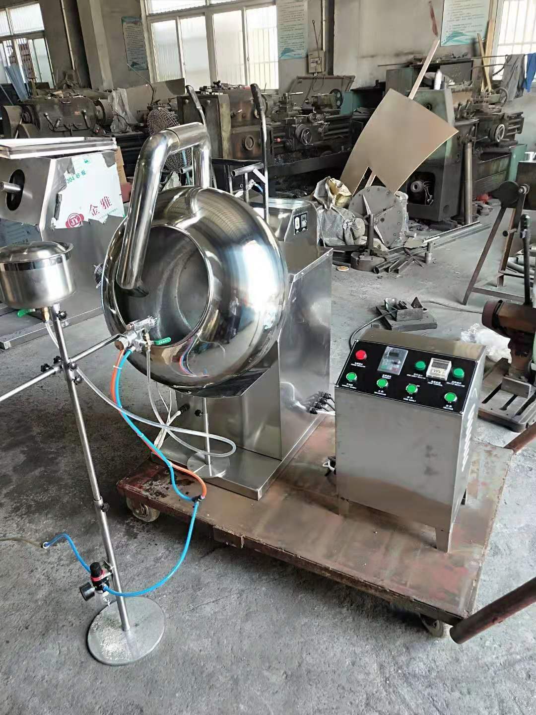 Flour Coated Peanut Making Machine | Sugar Coated Peanut Burger